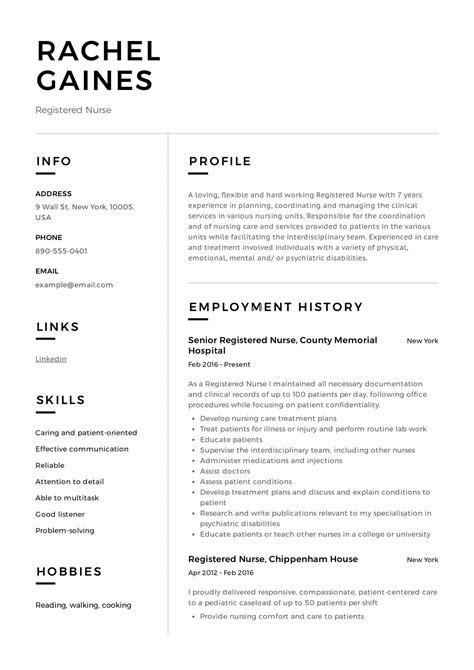 24 registered nurse rn resume examples 2024 registered nurse