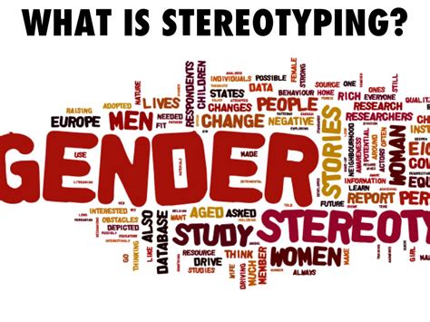 Gender Sterotypes