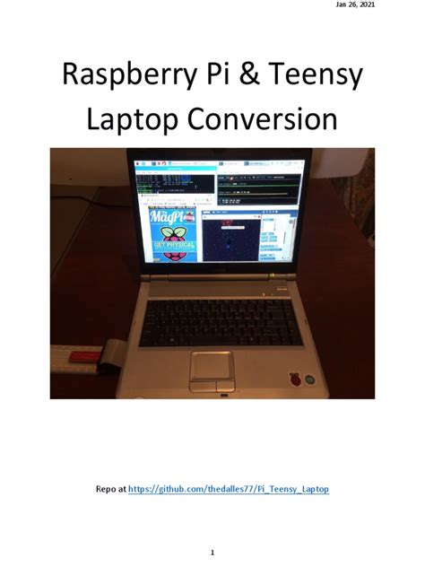 Laptop Conversion To Raspberry Pi Pdf Computer Keyboard Laptop