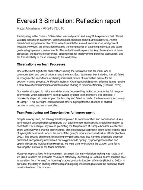 Razii Abraham Af24syd010 Everest 3 Simulation Reflection Report