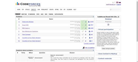 Karthikeyan S On Linkedin Codeforces Cp Problemsolving
