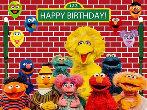 Sesame Street Birthday Song Lyrics Boolimaging