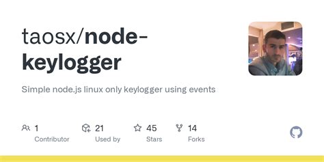 GitHub Taosx Node Keylogger Simple Node Js Linux Only Keylogger Using Events