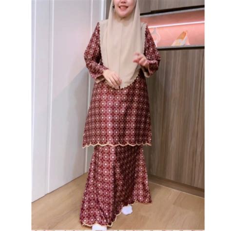 Kurung Riau Moden Embun Shopee Malaysia