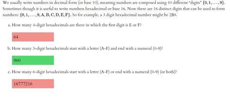 Solved We Usually Write Numbers In Decimal Form Or Base