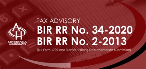 Bir Form 1709 And Transfer Pricing Documentation