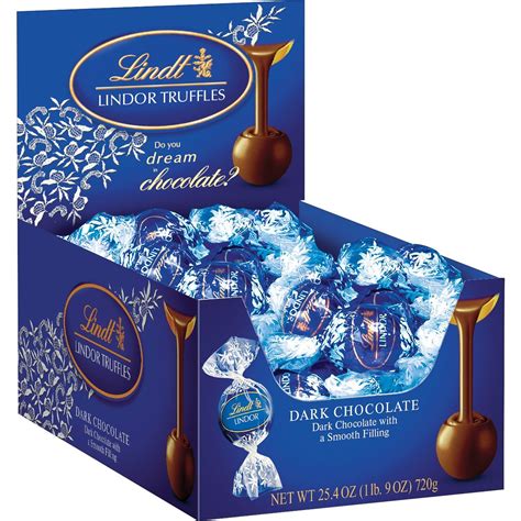 Lindt Lindor Chocolate Truffles Dark Chocolate 60 Truffles Box
