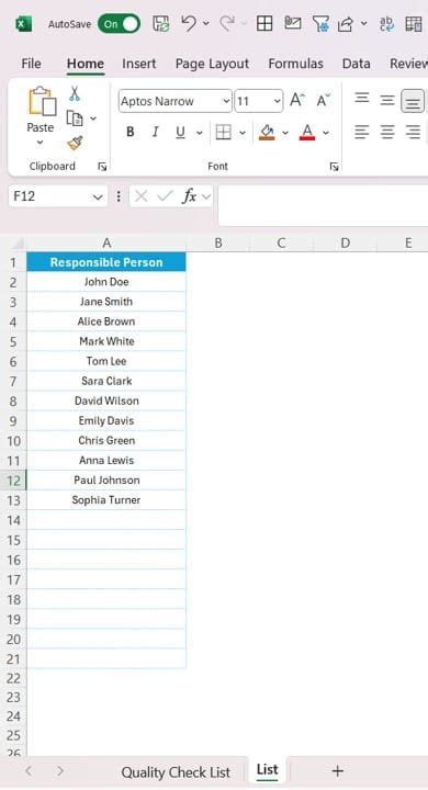 Risk Assessment Checklist Template In Excel Pk An Excel Expert