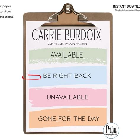Unavailable Sign Etsy