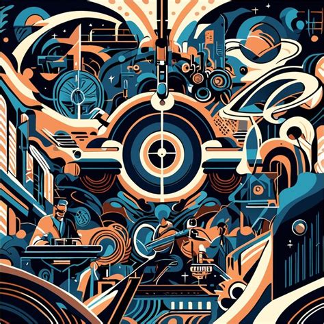 Premium Vector Beyond Imagination Hand Drawn Doodles Transforming Futuristic Album Art