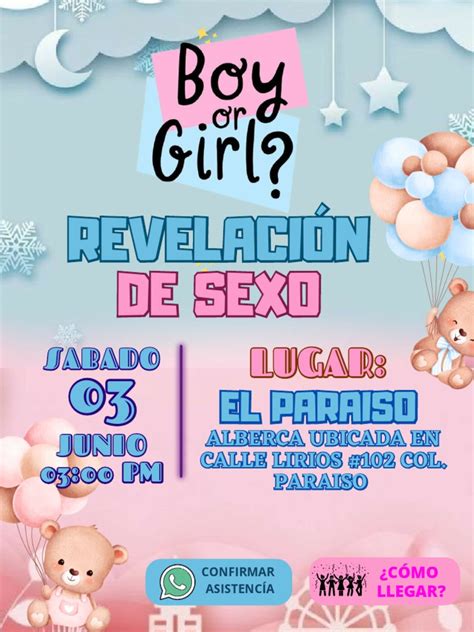 Invitación Revelación De Sexo Pdf