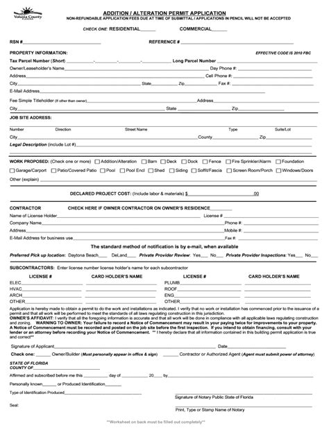 Addition Alteration Permit Application Fill Out And Sign Online Dochub