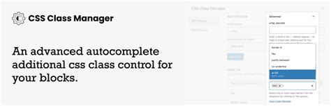 Css Class Manager An Advanced Autocomplete Additional Css Class