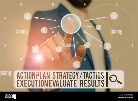 Writing Note Showing Action Plan Strategy Ortacti Business Concept For