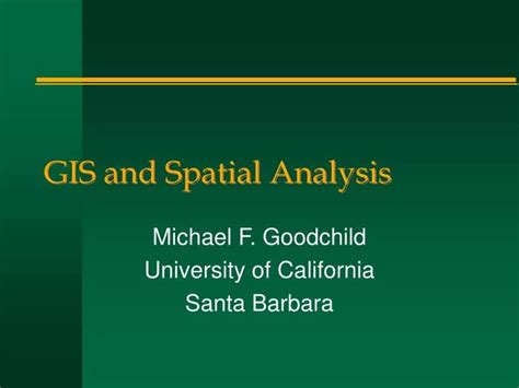 Ppt Gis And Spatial Analysis Powerpoint Presentation Free Download Id