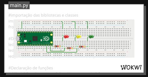 Semáforo Simples Wokwi Esp32 Stm32 Arduino Simulator