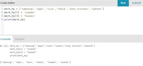 4 Contoh Penggunaan Fitur Array Python