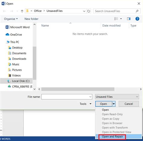 how to recover unsaved microsoft word documents