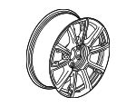 2021 2024 Chevrolet 22x9 Aluminum Wheel 84434287 Gm