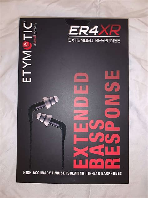 Etymotic Er4xr Extended Bass Response 2018 Black Reverb Uk