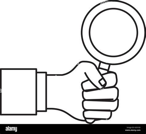 Magnifying Glass Symbol Stock Vector Image And Art Alamy