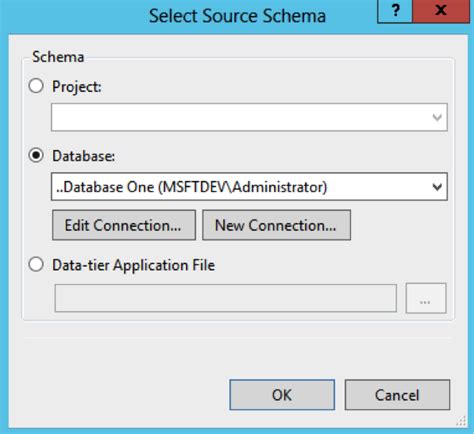 Visual Studio SQL Database Schema Compare SharePoint Development