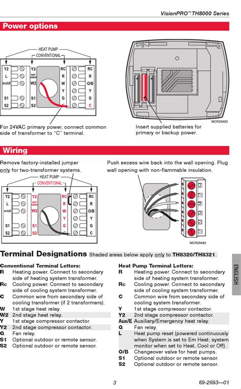 Honeywell Thermostat 8000 User Manual