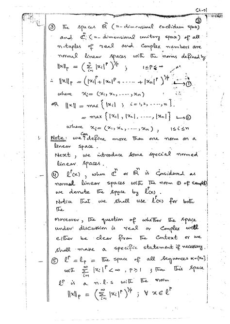 SOLUTION Functional Analysis Ch Normed Linear Spaces Studypool