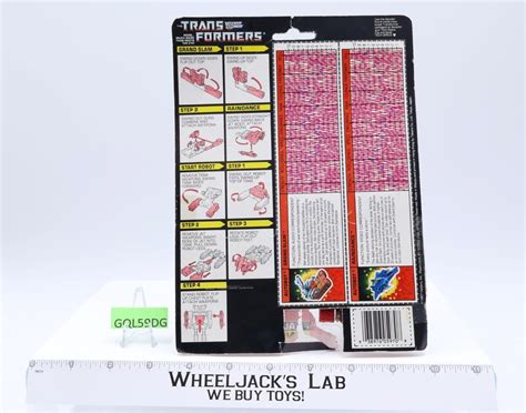 Grandslam And Raindance 100 Complete Wcardback And Bubble G1 Transformers