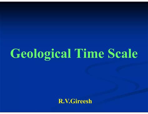 Stratigraphy Geological Time Scalepdf