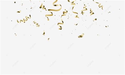 색종이 금색 리본이 있는 축하 배경 템플릿 파티 사육제 카드 Png 일러스트 및 벡터 에 대한 무료 다운로드 Pngtree