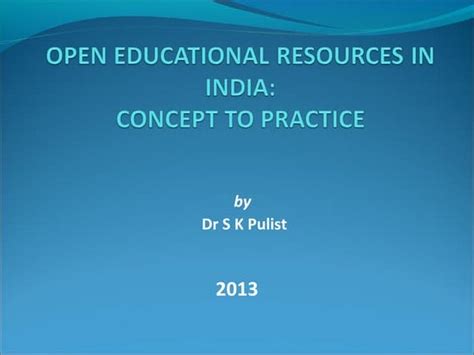 Open Educational Resources Oer Power Point Pptx Education