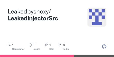 GitHub Leakedbysnoxy LeakedInjectorSrc