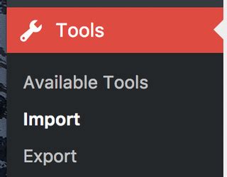Export WordPress Posts Import Them Into New Blog