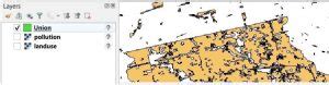 QGIS Union Geoprocessing Analysis GISRSStudy