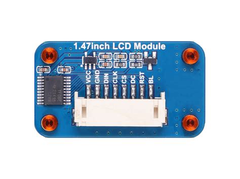 1 47inch Lcd Display Module Rounded Corners 172x320 Resolution Spi Interface Support