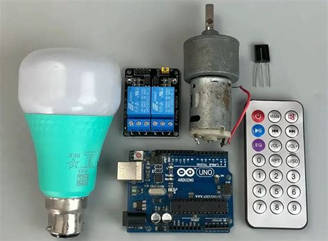 Ir Remote And Receiver With Arduino Home Automation Project