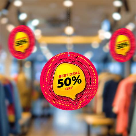 Buy Custom Printed Circle Dangler Round Danglers Online