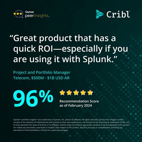 Cribl On Linkedin Gartner Peer Insights Voc