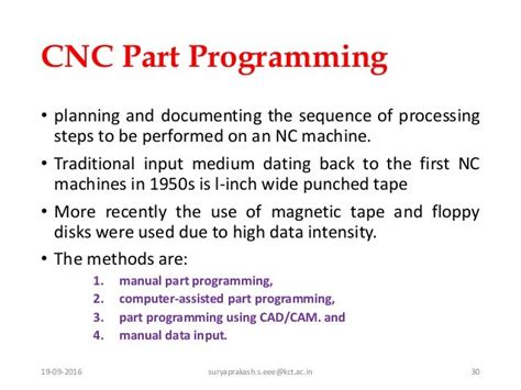 Unit 3 Computer Numerical Control