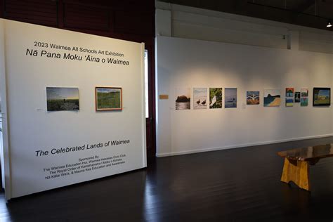 waimea all schools art exhibition 2023 nā pana moku ʻĀina o waimea april 2023 kahilu theatre