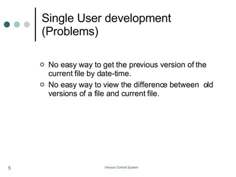 Version Control System Ppt Operating Systems Computer Software
