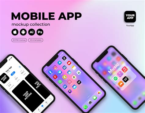 Mobile App Mockup Collection On Behance