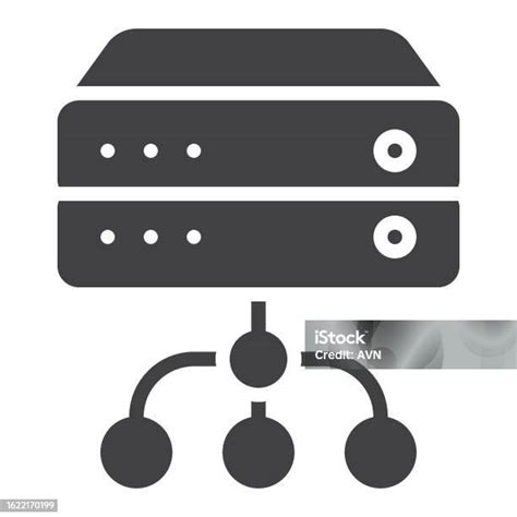 Database Server Connection Vector Icon Stock Illustration Download Image Now Data Center