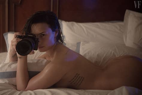 Naked Demi Lovato In Vanity Fair