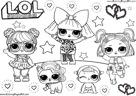 Lol Surprise Colouring Pages