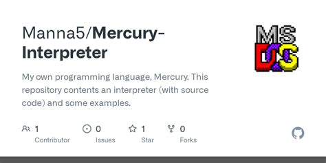 Github Manna5mercury Interpreter My Own Programming Language