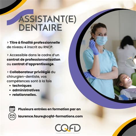 Cqfd Offres Demploi Assistante Dentaire 6 Postes Cdd Contrat