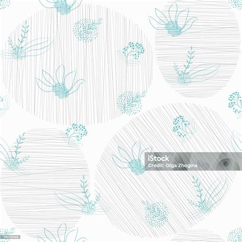 화이트 라이트 배경에 섬세한 청록색 꽃 추상 패턴 직물에 인쇄허브 프린트 앨범 커버 및 초대장 귀여운에 대한 스톡 벡터 아트 및 기타 이미지 Istock