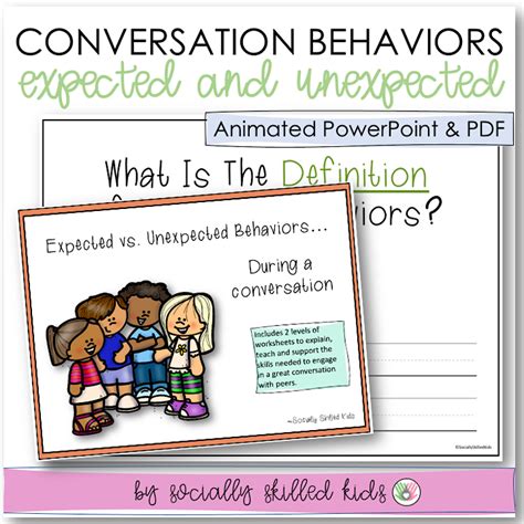 Conversation Behaviors Expected Vs Unexpected With Conversation Sta